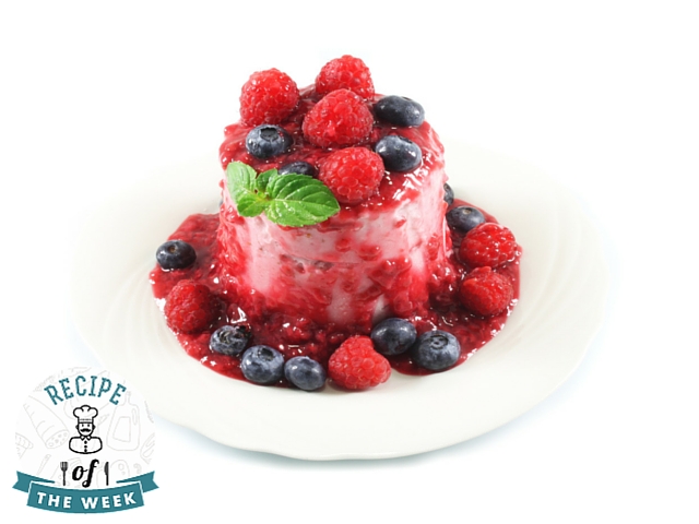 Berry Semifreddo with Honey